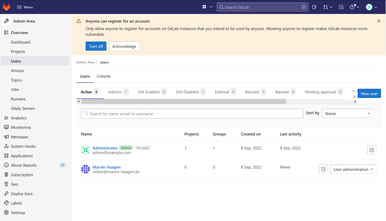 How to setup a self-hosted dockerized Gitlab – Marvin Haagens Tech Blog