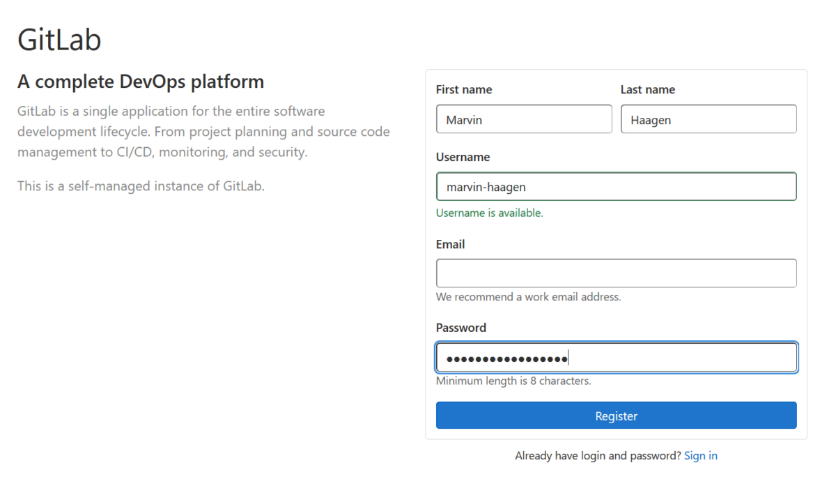 How to setup a self-hosted dockerized Gitlab – Marvin Haagens Tech Blog